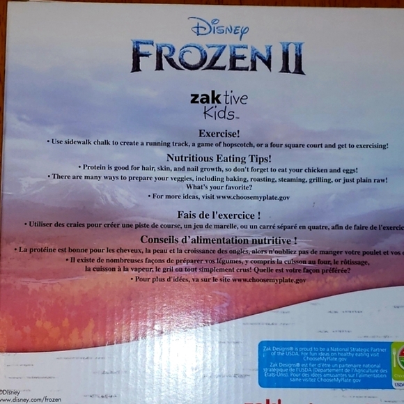 Disney | Dining | Disney 3pc Frozen 2 Plate Bowl Cup Kid Mealtime Set ...